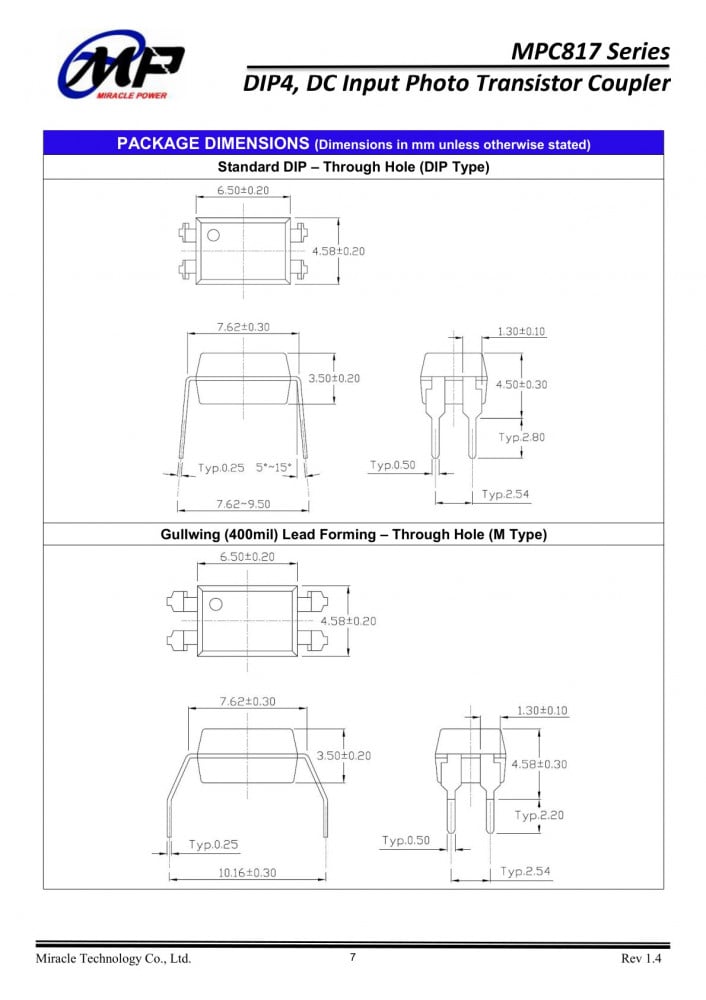 MPC817B9-FGV datasheet page 7