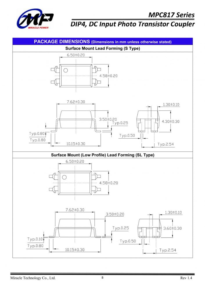 MPC817B9-FGV datasheet page 8