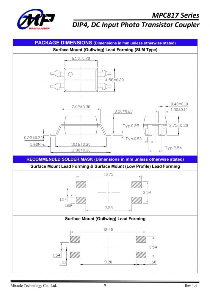 MPC817B9-FGV datasheet page 9