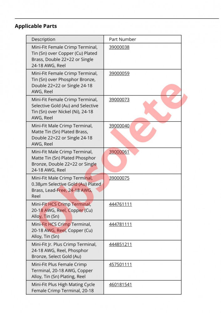 Molex 639102900 document preview, page 3
