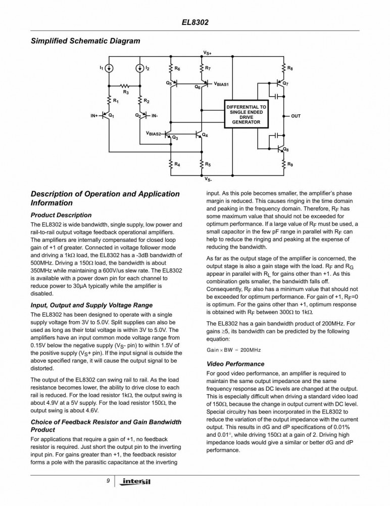 EL8302 datasheet page 9