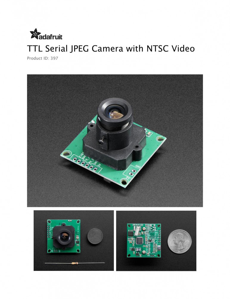 Adafruit Model 397 technical document page 1