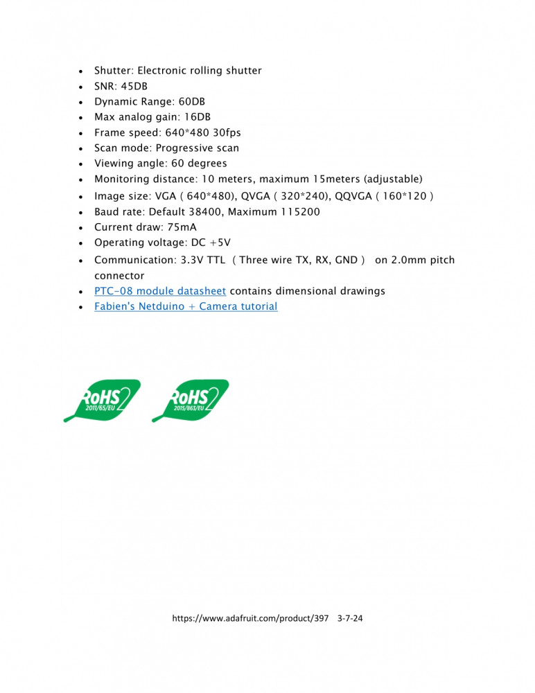 Adafruit Model 397 technical document page 3