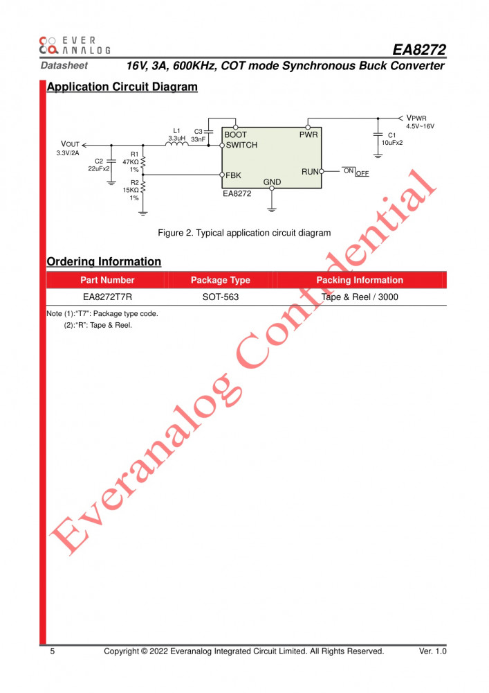 EA8272T7R datasheet page 5