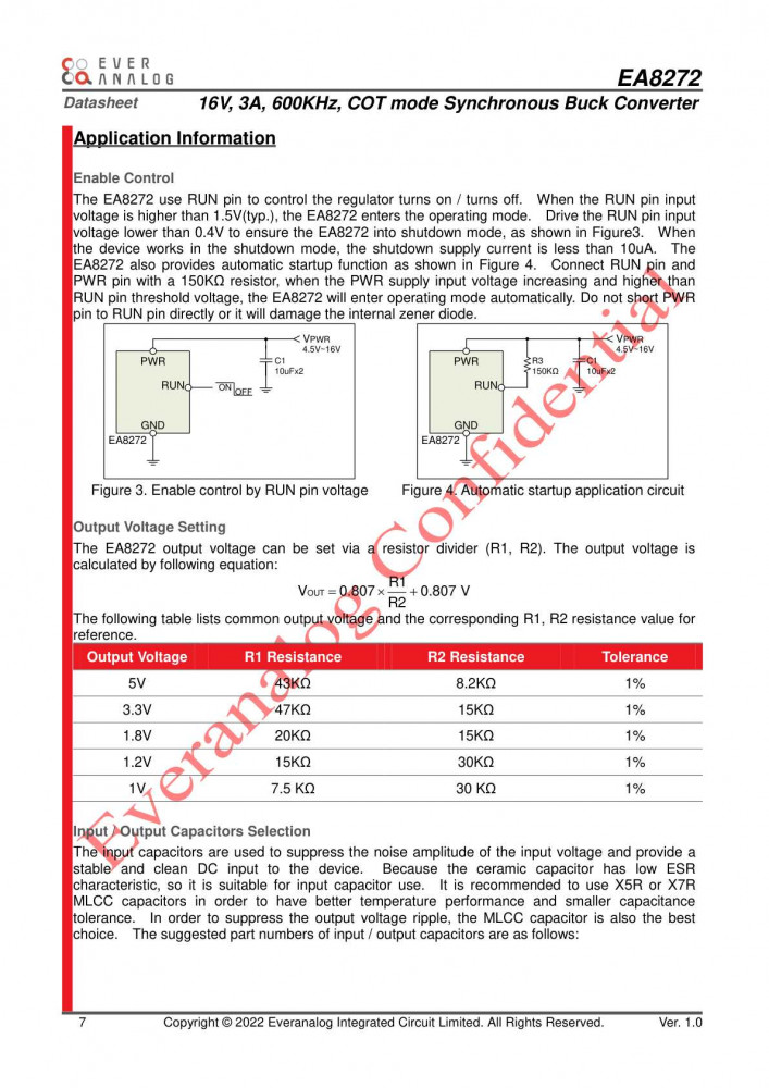 EA8272T7R datasheet page 7