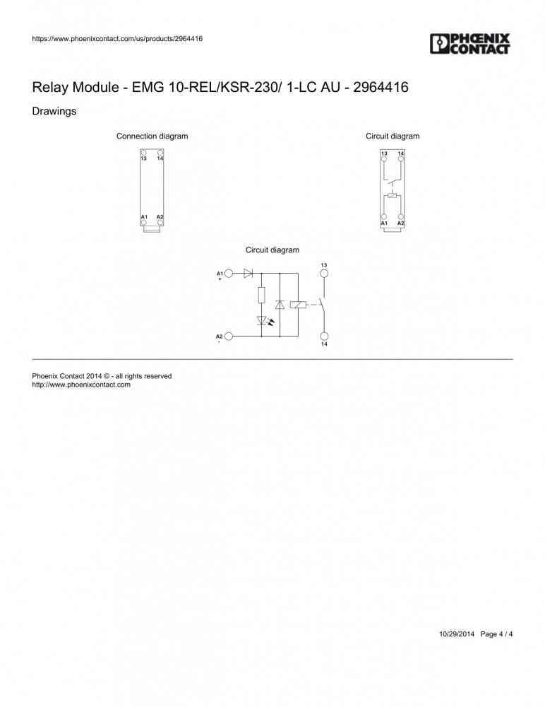 Phoenix Contact 2964416 product documentation page 4