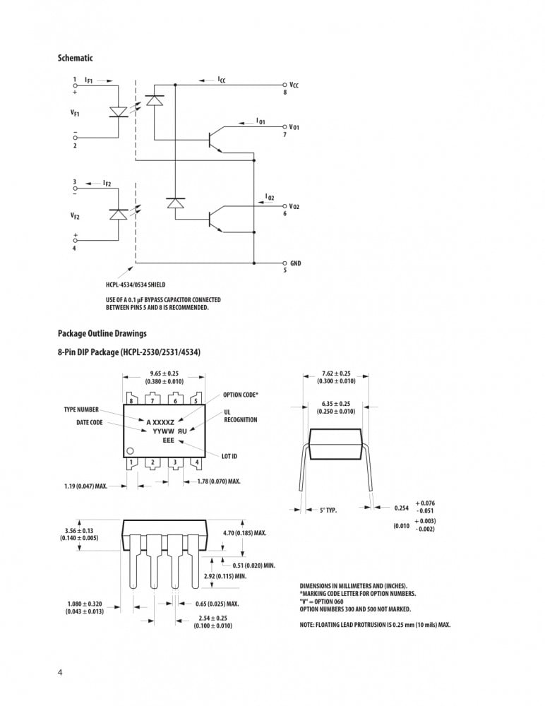 HCPL-2531 datasheet page 4