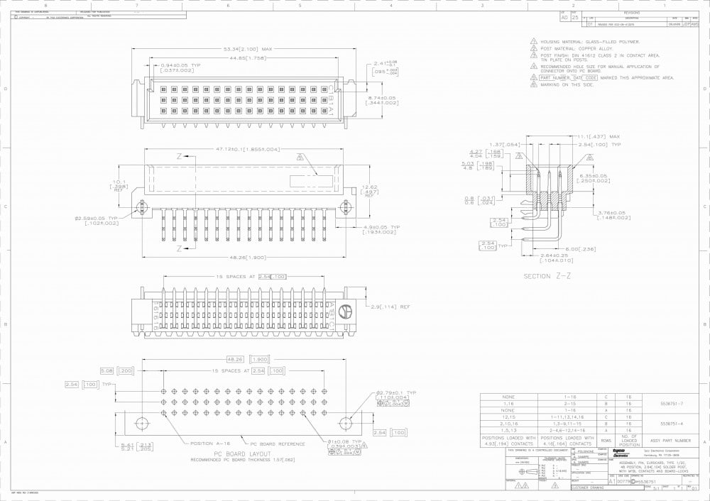 TE Connectivity 5536751-7 technical drawing preview