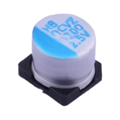 Lelon OVZ221M1ETR-1010 Aluminum-Polymer Capacitor