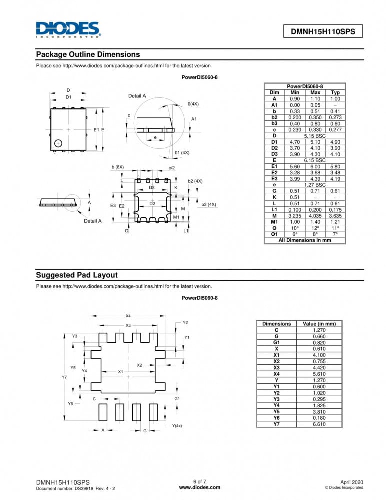 DMNH15H110SPS-13 datasheet page 6