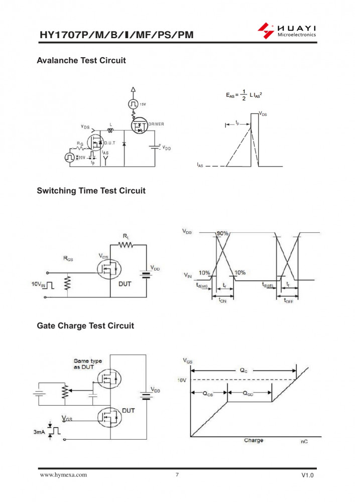 HY1707P datasheet page 7