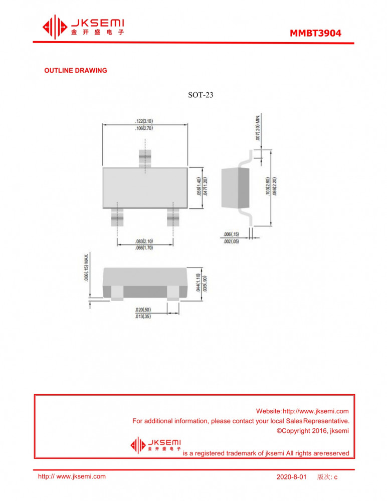 MMBT3904 datasheet page 3