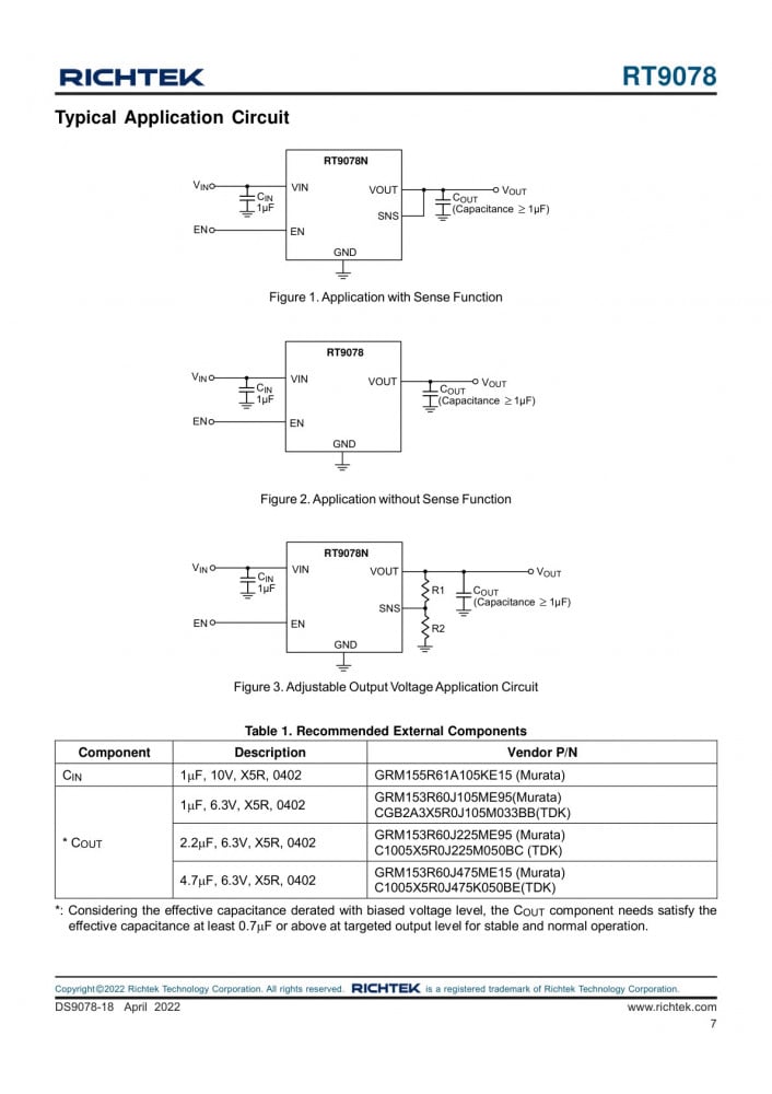 RT9078 datasheet page 7