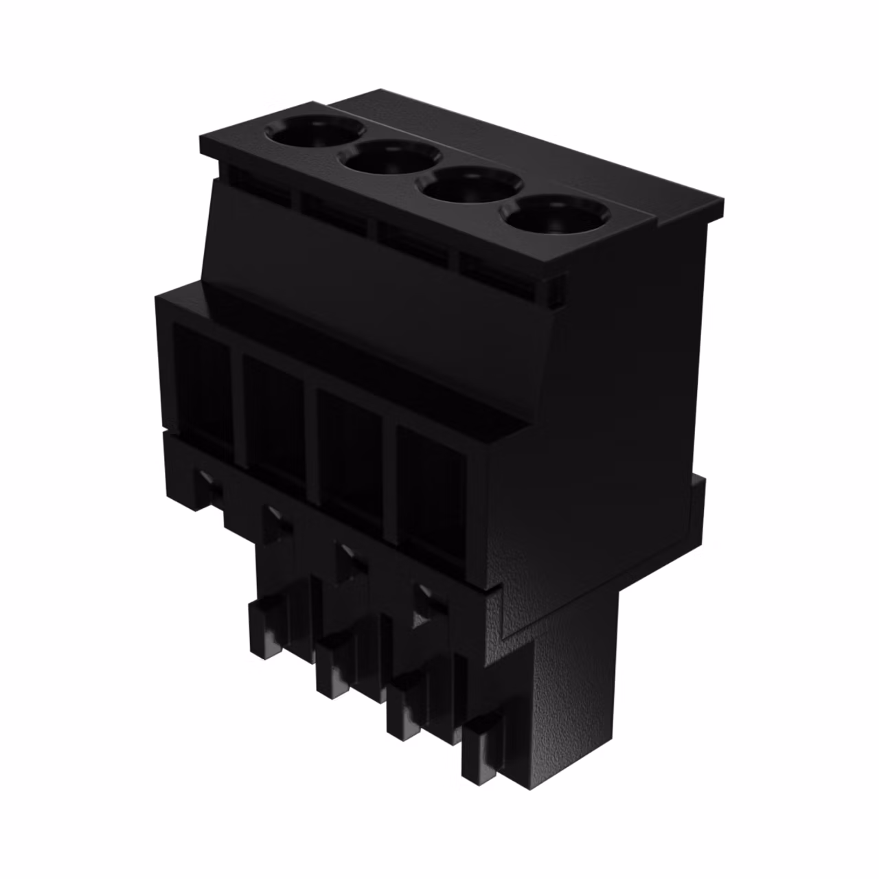 3.50mm Pitch Eurostyle Vertical Plug, Front Wire Entry, 4 Circuits for sale
