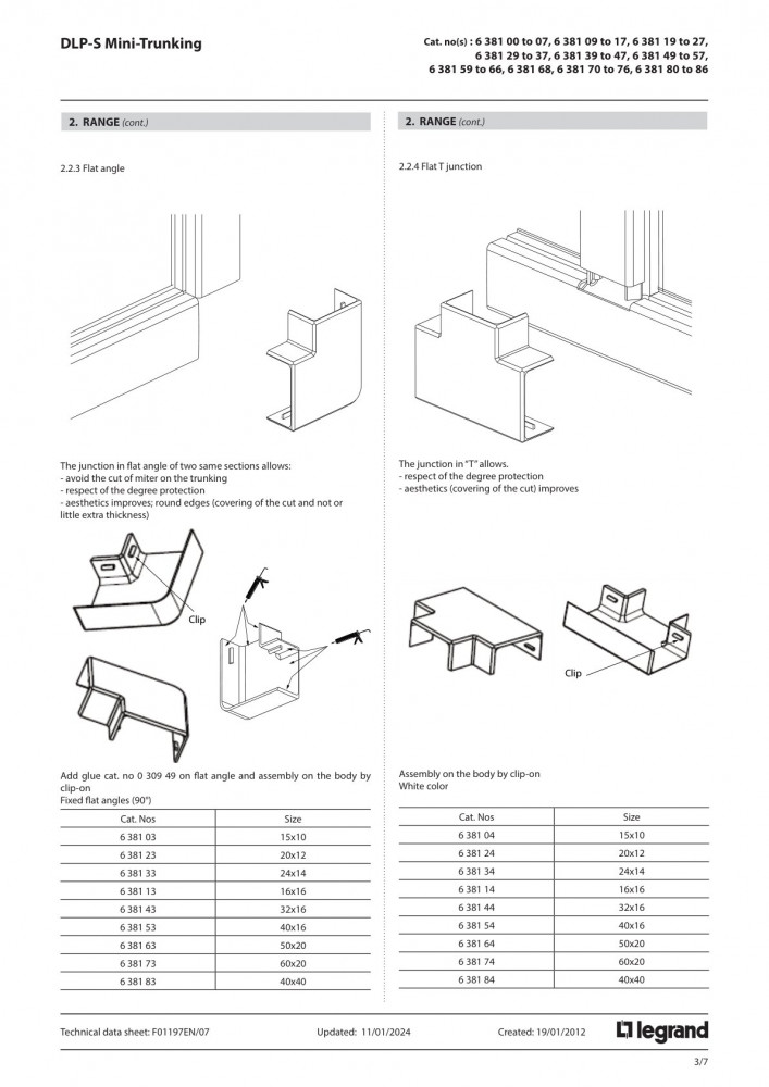 Legrand DLP-S mini-trunking document page 3