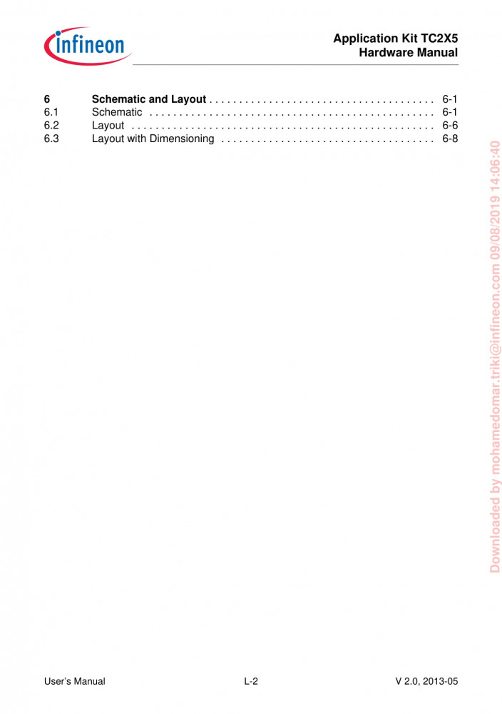 Application Kit TC2X5 Hardware Manual page 6