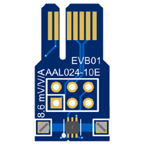 AAL024-10E-EVB01: 1.5 mT DFN6 GMR Magnetometor Eval Board for sale