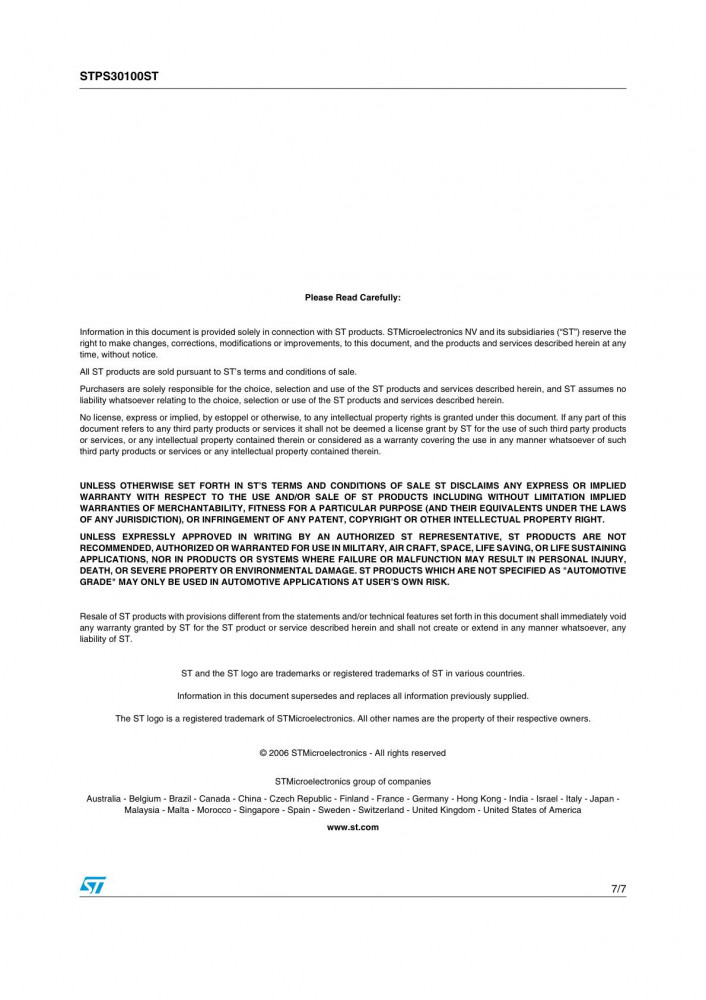 STPS30100ST document page 7