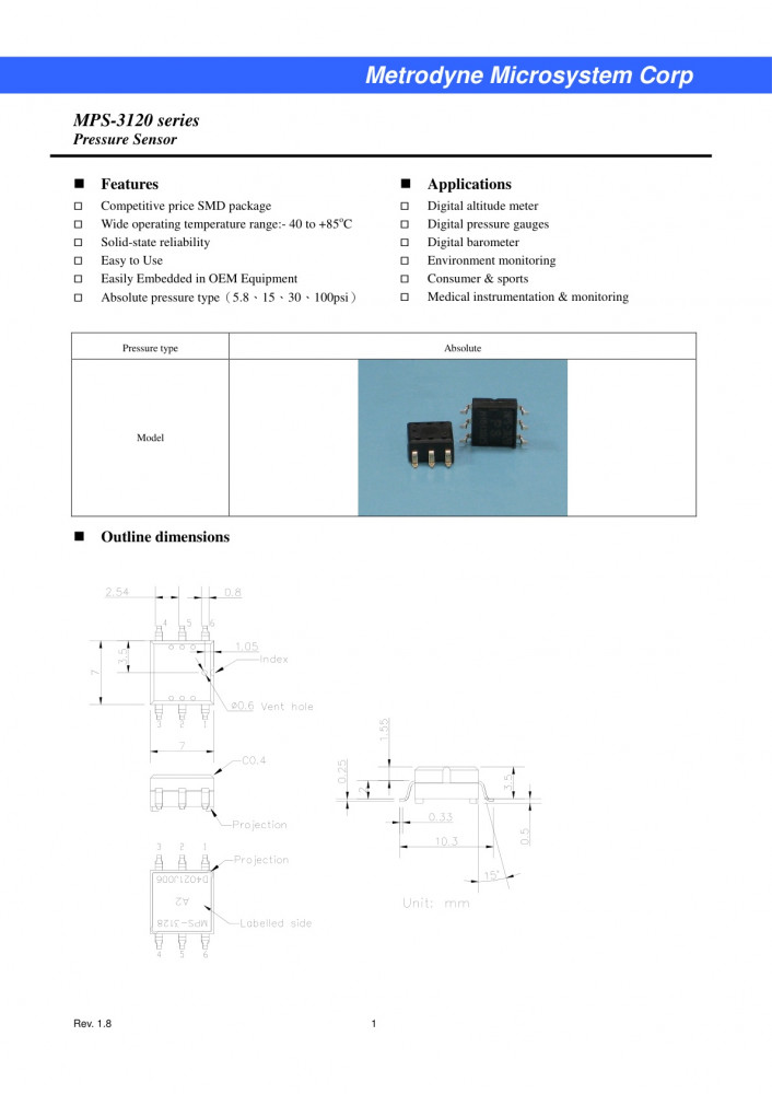 Metrodyne document page 1