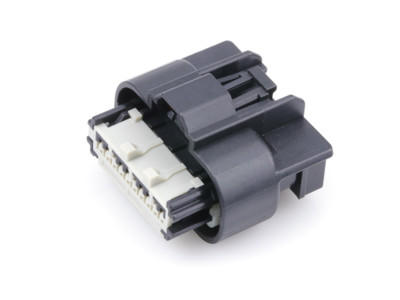 Mini50 Sealed Receptacle, Single Row, without CPA, 10 Circuits, Polarization Option B, Light Gray for sale