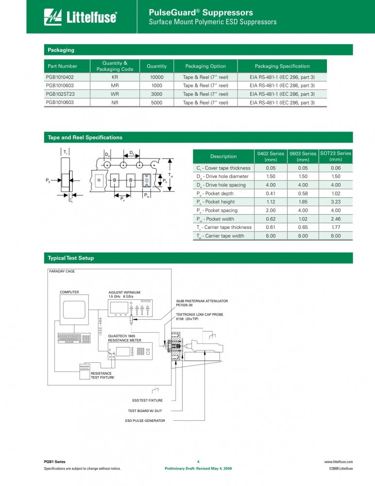 PGB1 series datasheet page 4