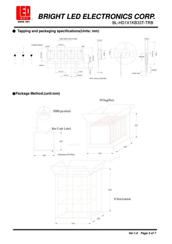 BL-HD1X1KB33T-TRB technical document page 3