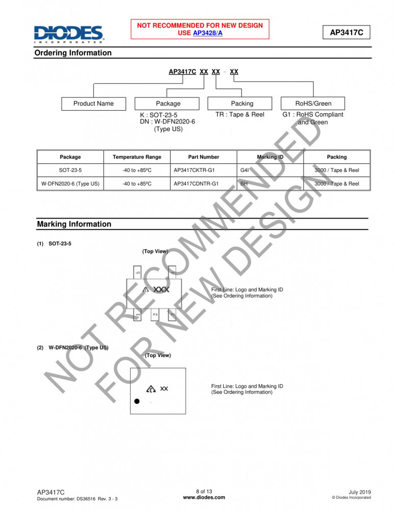 AP3417CKTR-G1 datasheet page 8