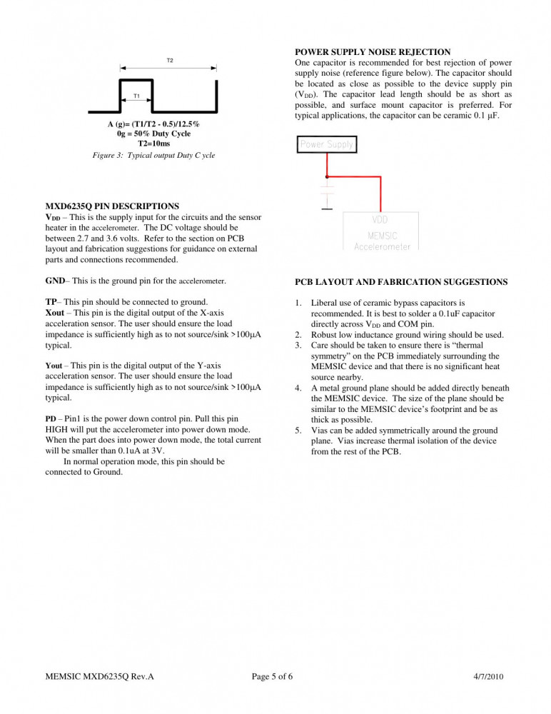 MXD6235QB datasheet page 5