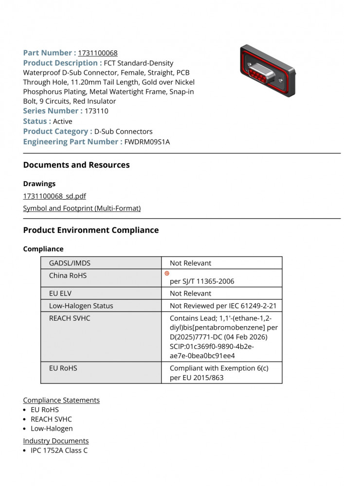 Technical document page 1