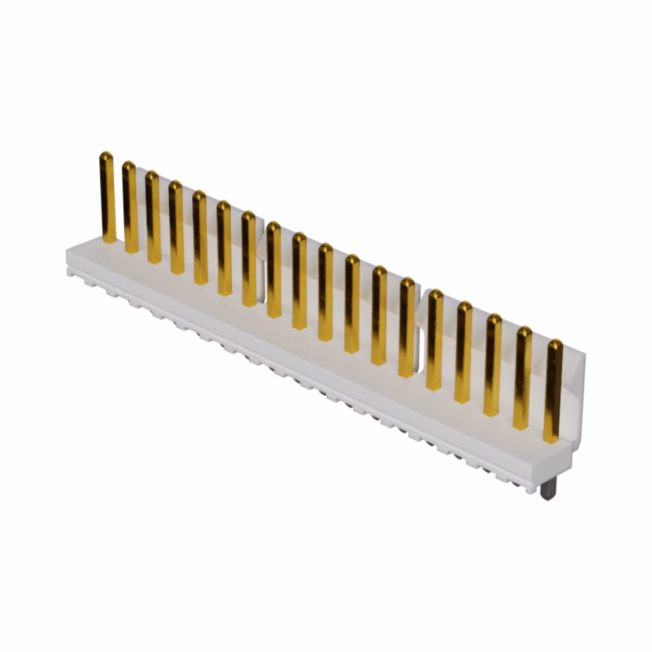 KK 396 Header, Vertical, Friction Lock, 18 Circuits, 0.38µm Gold (Au) Selective Plating for sale