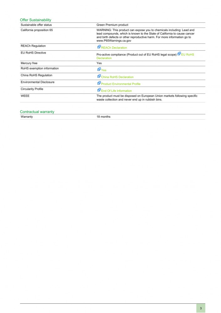 XB6CW4B5B technical document page 3