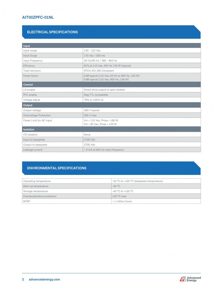 AIT00ZPFC-01NL datasheet page 2