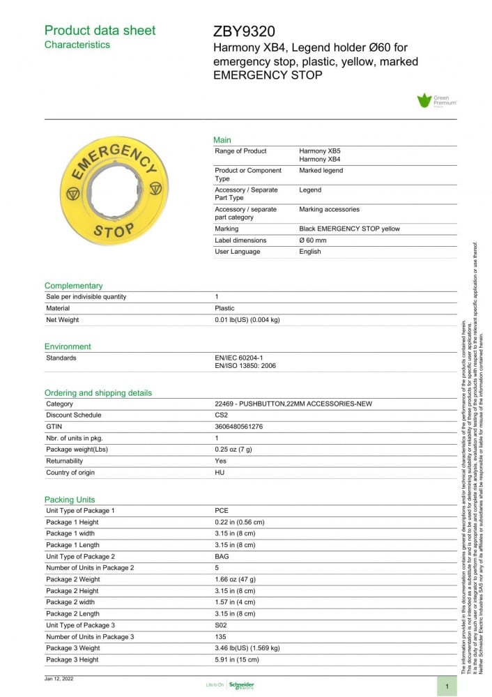 ZBY9320 technical document page 1