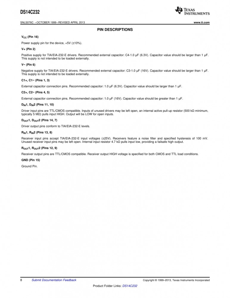 DS14C232J/B datasheet page 9