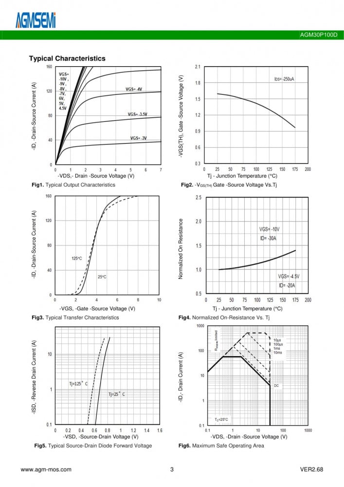 AGM30P100D datasheet page 3
