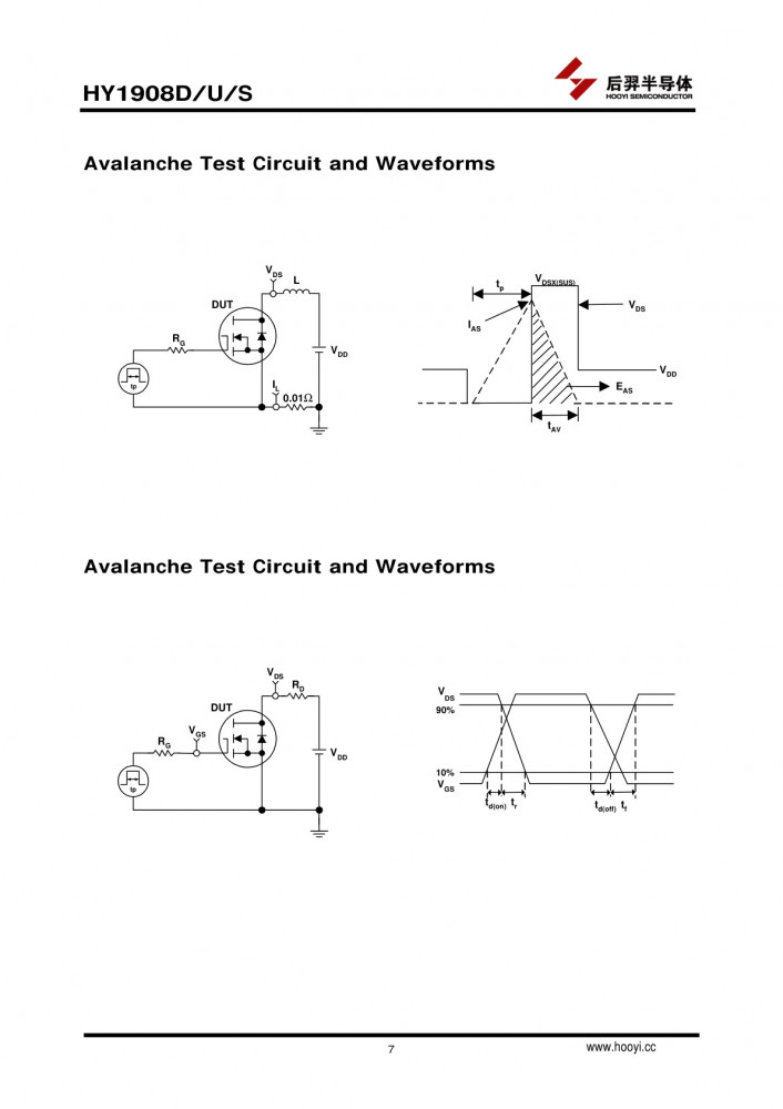 HY1908D datasheet page 7