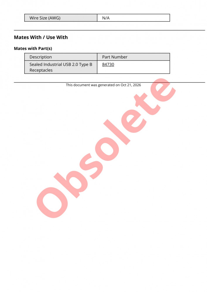 Technical document image 3 for MOLEX 847281003