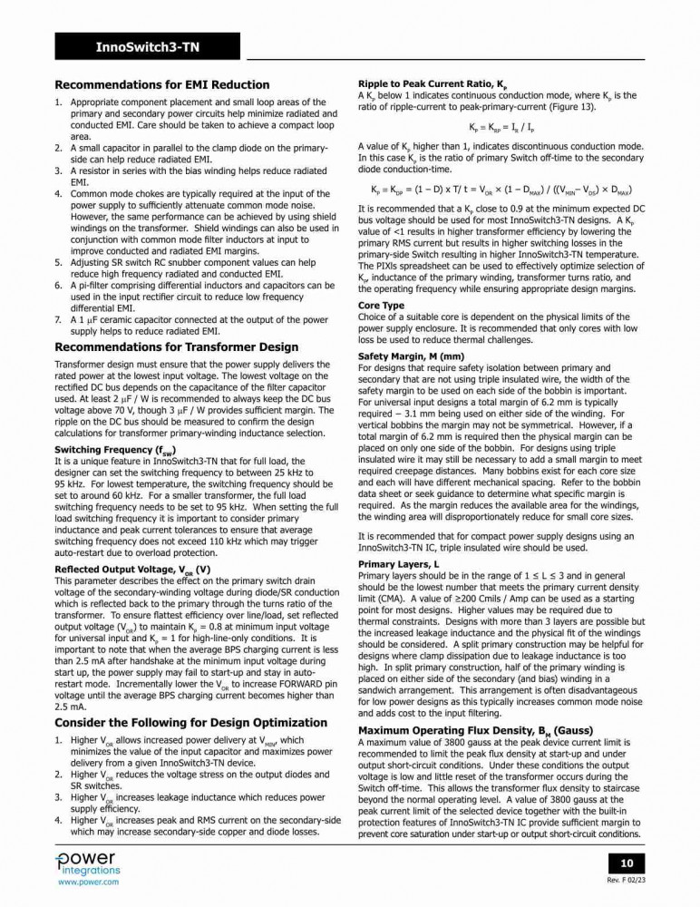 INN3074M-H606-TL technical document page 10