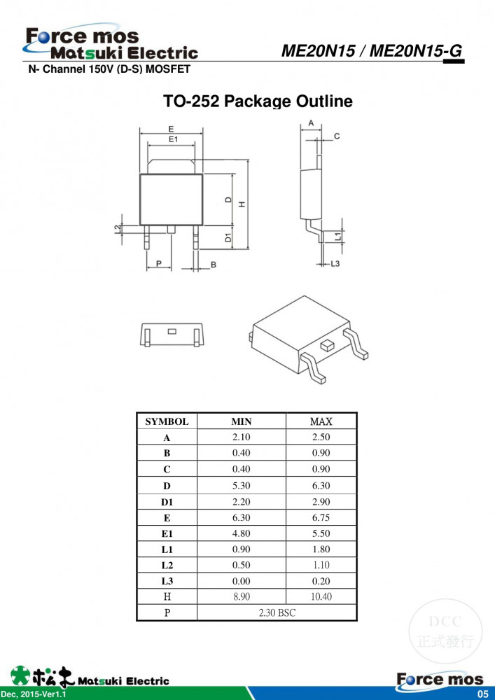 ME20N15 datasheet page 5 preview