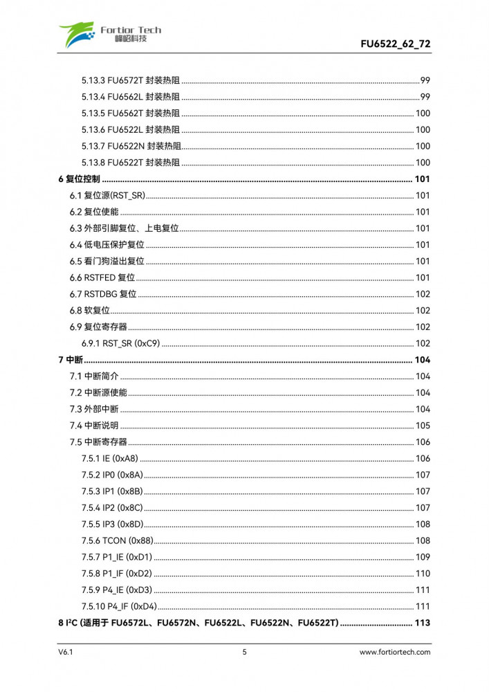 FU6522L datasheet page 5