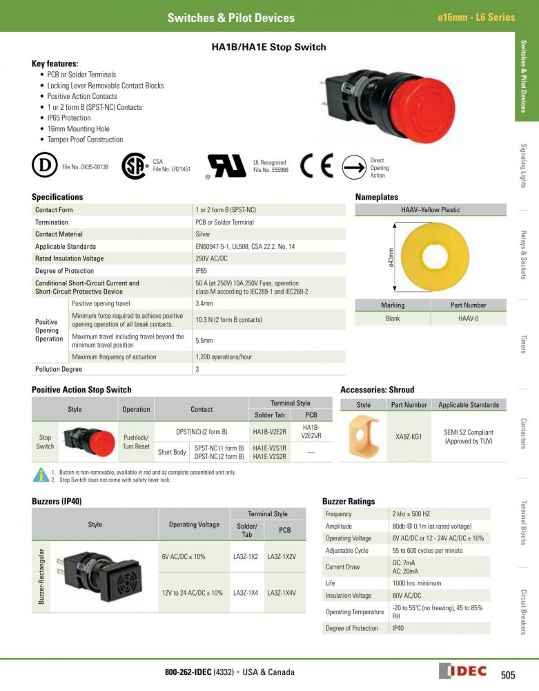 JRH Electronics L6 Series document page 4