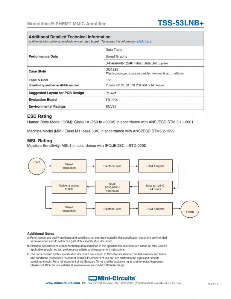 TSS-53LNB+ datasheet page 5