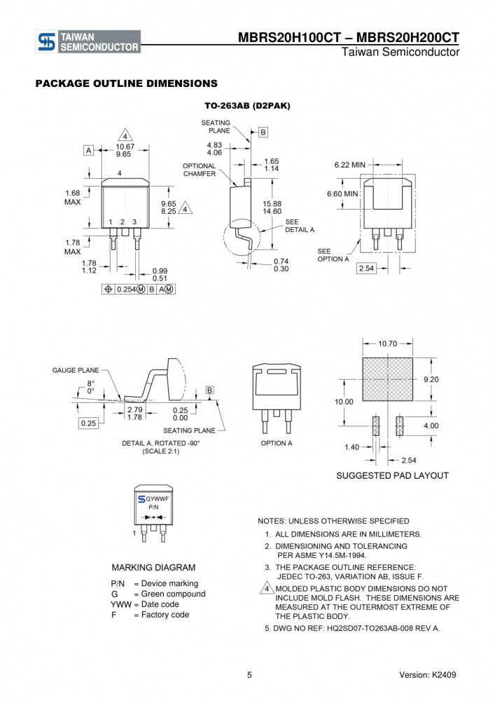 MBRS20H200CT technical document page 5