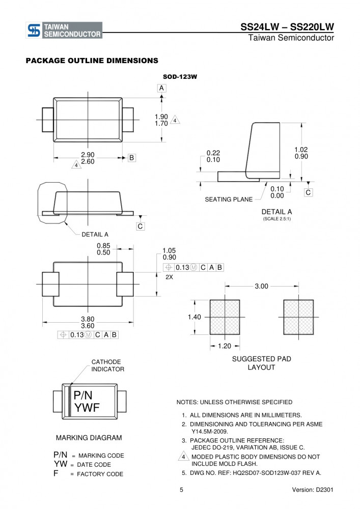SS215LW datasheet page 5