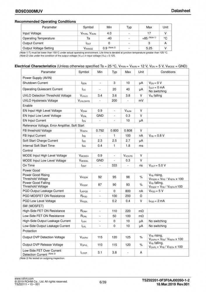 BD9D300MUV-E2 document page 6
