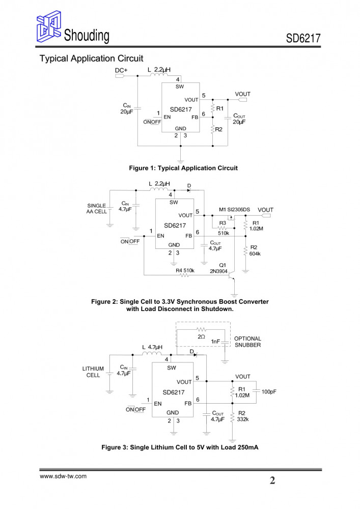 SD6217C datasheet page 2