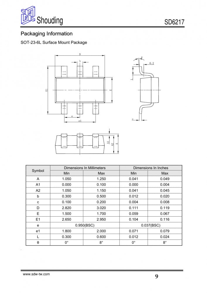 SD6217C datasheet page 9