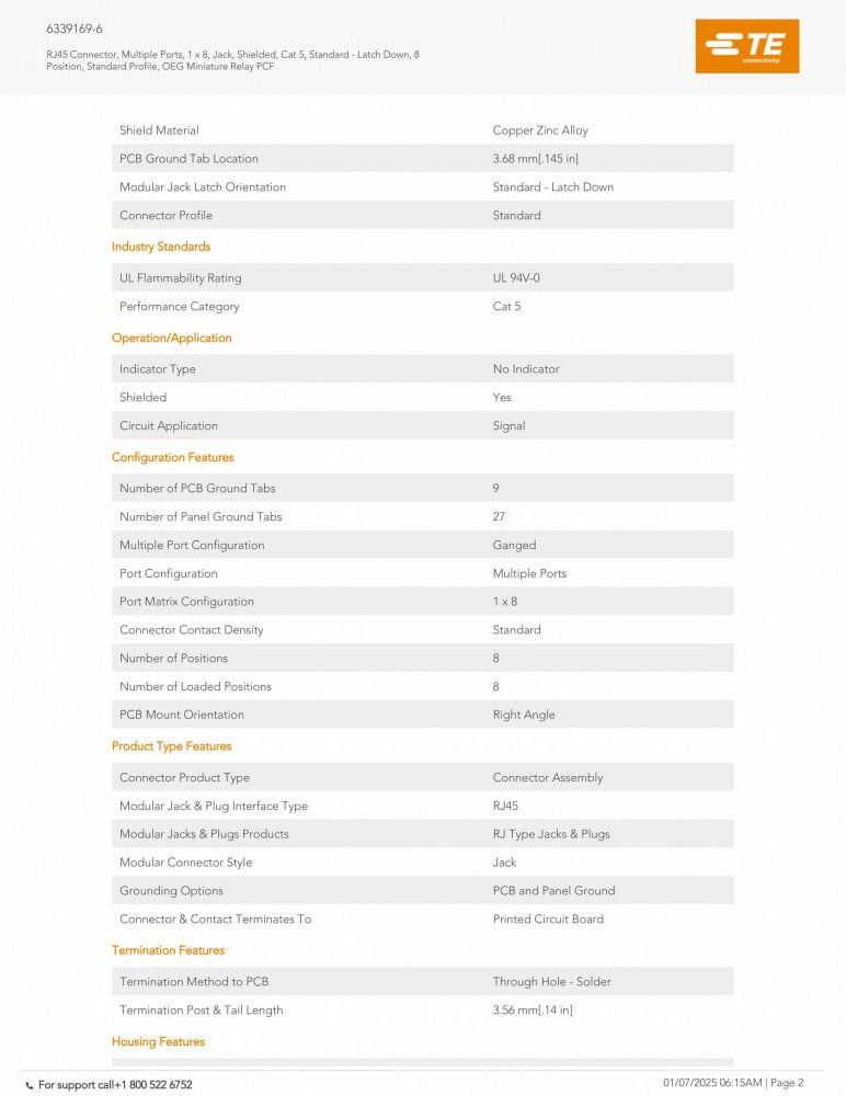 6339169-6 technical document page 2