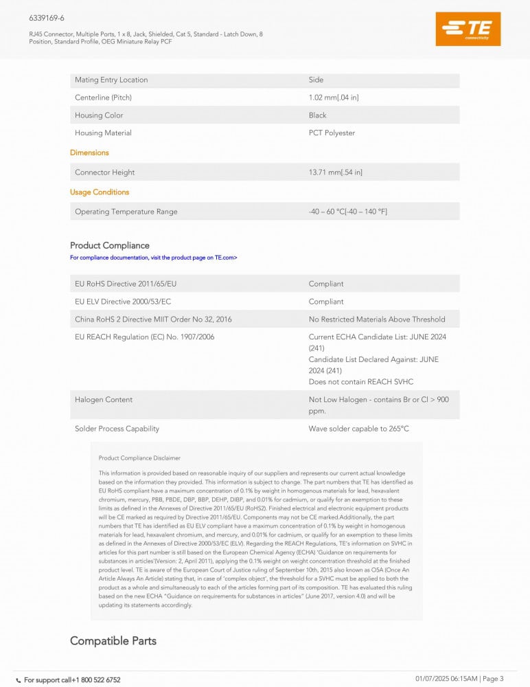 6339169-6 technical document page 3
