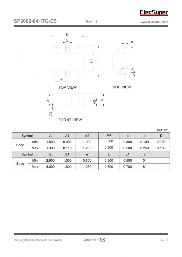 SP3002-04HTG-ES datasheet page 6